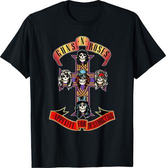 Guns n' Roses Offizielles Kreuz T-Shirt
