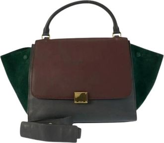 Celine Sac &agrave; main Pre-owned Trapeze en cuir et su&egrave;de - Femme - Pre-owned - Multicolore - Taille: ONE Size
