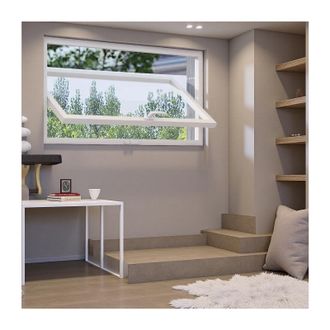 Generic Rechteckiges Fenster mit Rahmen aus Aluminiumlegierung und geh&auml;rtetem Glas, um 360&deg; drehbares Bullaugenfenster-Schiebefenster f&uuml;r L&uuml;ftungsbeleuchtung 