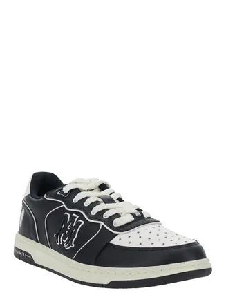 Amiri Mens Sneakers Newport Black Leather Trainers
