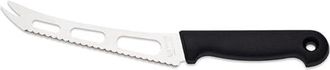 GIESSER depuis 1776 - fabriqu&eacute; en Allemagne - Couteau &agrave; fromage noir, Basic Black, lame 15 cm, antid&eacute;rapant, couteau &agrave; fromage &agrave; p&acirc;te molle lavable au lave-va