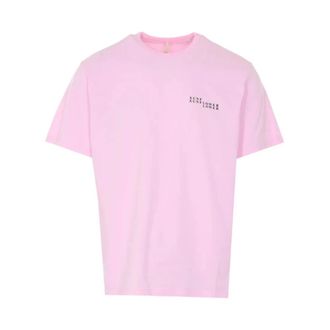 Sunflower Logo Tee - - Tops - Herren - Rosa - M