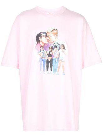 SUPREME Kiss T-Shirt - Rosa