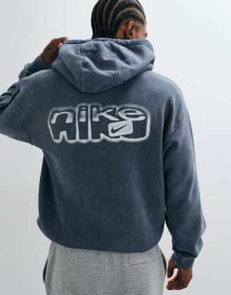 Nike hoodie noir avec imprim&eacute; graphique au dos