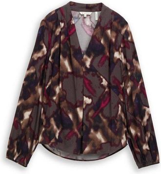 Tom Tailor Langarmbluse Blusen & Shirts Bluse mit Muster