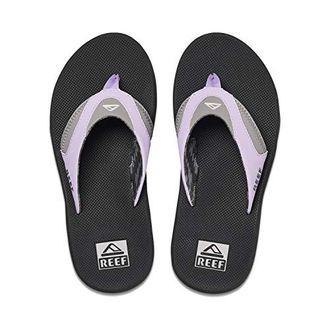 Reef Fanning, Tongs Femme, Gris (Grey/Purple Gpp), 37.5 EU