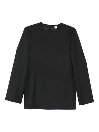 Toteme blouse &agrave; manches longues - Gris