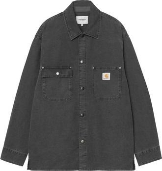 Carhartt Work in Progress Homme, Vestes, Gris, Taille: M Prrish Shirt Jacket