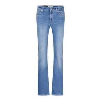 Cambio Zeitlose Mid-Waist Tapered Leg Jeans - - Jeans - Damen - Blau - W34 L32