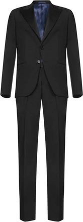 D4.0 Homme, Costumes, Noir, Taille: 3XL Costume deux pi&egrave;ces crois&eacute; simple