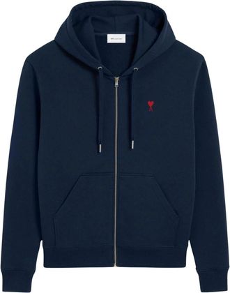 Ami Ami de Coeur Zipper Hoodie - - Sweatshirts & Hoodies - unisex - Blau - S