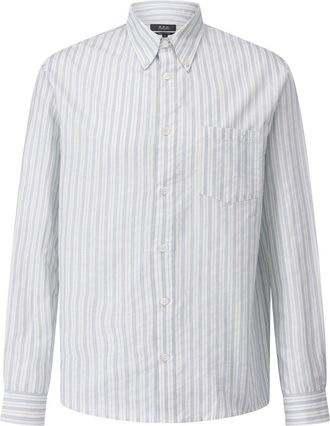 A.P.C. Regular-Fit Hemd mit Streifen