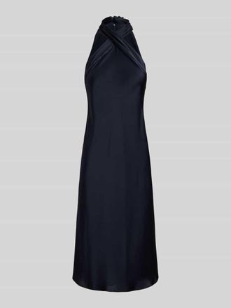 Lauren Ralph Lauren Flie&szlig;endes Cocktailkleid mit Neckholder zum Binden