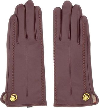 Gianni Chiarini Femme, Accessoires, Violet, Taille: M Soft Nappa Gloves