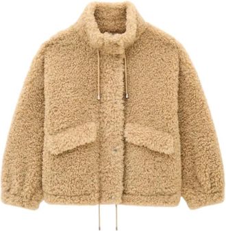 BA&SH Kunstpelzjacke - - Jackets - Damen - Beige - XS