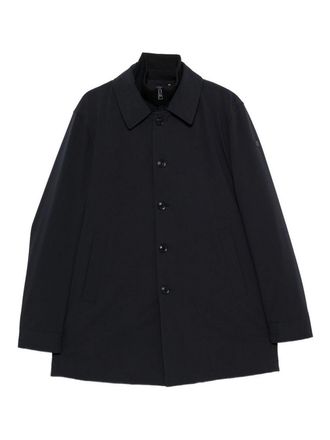 Duno Manteau Au Genou - Bleu Fonc&eacute;