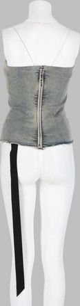 Rick Owens Splintered Tank Top - Gray