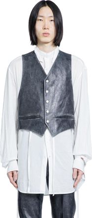 Ann Demeulemeester Albien Waistcoat in Distressed Leather