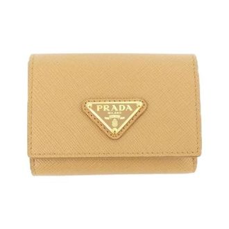 Prada Pre-owned Saffiano Triang Portemonnaie - - Pre-owned - Herren - Beige - ONE SIZE
