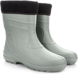 Lemigo Jessy 800 Bottes en caoutchouc pour femme - Gris - Carbone noir - Vert (Vert, 37, Syst&egrave;me Taille Chaussures EU, Adulte, Num&eacute;rique, Moyen, 37)