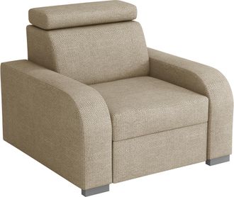 Mirjan24 Sessel Apollo I, Polstersessel, Armsessel, Sitzm&ouml;bel, Armchair, Fernsehsessel, Relaxsessel, Loungesessel, Ohrensessel, Top-Qualit&auml;t (Crown 02)