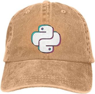 Generic Casquette de baseball de couleur pure pour papa, chapeau paillet&eacute;, classique, chapeau pour femme, casquette de baseball &agrave; visi&egrave;re en python Linux code
