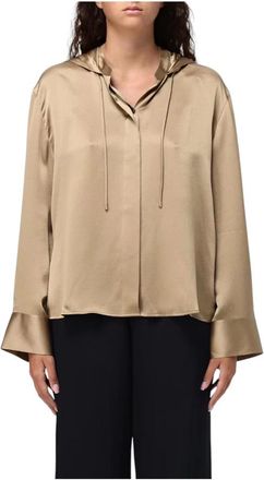 Vince Femme, Blouses et Chemises, Brun, Taille: 42 FR Blusa