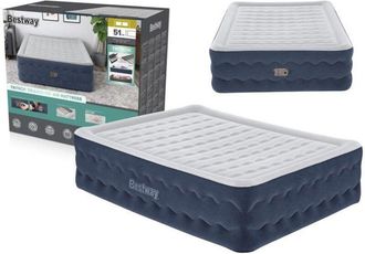 Bestway TruLeisure Luftmatratze Blau und Wei&szlig; Komfort