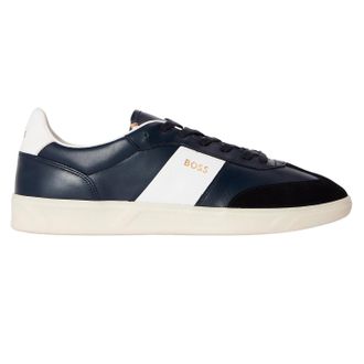 HUGO BOSS Brandon Sneaker f&uuml;r Herren, Leder (Marine)