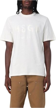 Msgm Msgm, Herren, Oberteile, Beige, LGröße