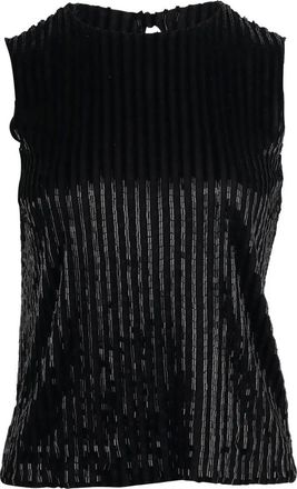 Diane Von Fürstenberg débardeur à ornements de perles - Noir