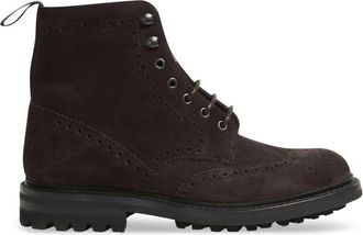 Churchs Stiefel - High Ankle Brogue Boots - Gr. 11 - in Schwarz - f&uuml;r Damen