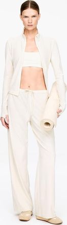 Arket Weite Sporthose -Wei&szlig;