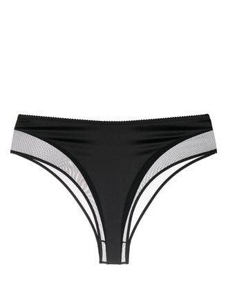 Dolce & Gabbana culotte &agrave; effet de transparence - Noir