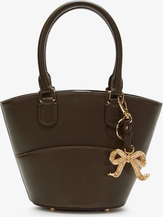 Self Portrait Leather shoulder bag with iconic charm - SELF PORTRAIT - gender_Woman