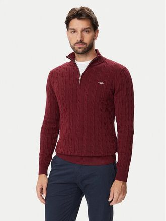 GANT Pullover 8050603 Dunkelrot Regular Fit