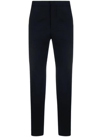 MODES pantalon de costume à taille mi-haute - Bleu