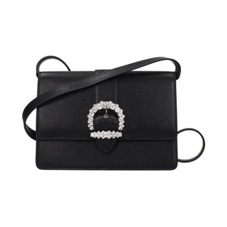 Jimmy Choo London Sac bandouli&egrave;re en cuir orn&eacute; - Femme - Sacs - Noir - Taille: ONE Size