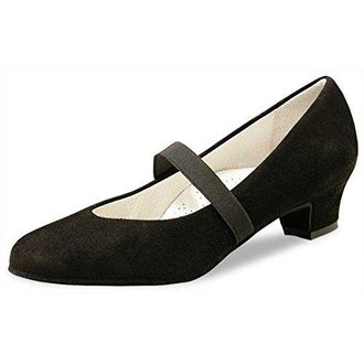 Werner Kern Daniela Chaussures de danse en daim pour femme 3,4, noires, Femme, Daniela 3,4, Noir, UK 4 | EUR 37 1/3