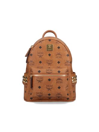 MCM Mini-Rucksack Mit Nieten Stark