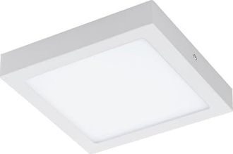 Eglo connect LED Deckenleuchte Fueva-C, Smart Home Deckenlampe, Material: Metallguss, Kunststoff, Farbe: Wei&szlig;, L: 22,5x22,5 cm, dimmbar, Wei&szlig;t&ouml;ne und Farbe