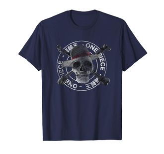 OnePiece Skull and Crossbones Stamp T-Shirt