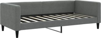 vidaXL Tagesbett Dunkelgrau 90x190 cm Stoff Vidaxl