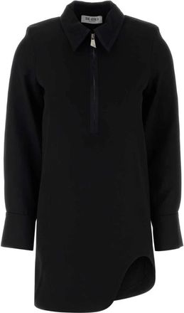 The Attico Femme, Blouses et Chemises, Noir, Taille: 36 FR Mini-robe Gabardine