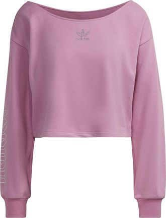 adidas Adidas HF6775 Slouchy Crew Sweatshirt Womens Bliss Orchid 42