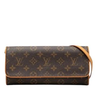 Louis Vuitton Pre-owned Pochette Twin GM Monogram Shoulder Bag - Femme - Pre-owned - Brun - Taille: ONE Size