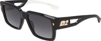 Dsquared2 Sonnenbrille in ungew&ouml;hnlicher Form - - Accessories - unisex - Schwarzk - 53 MM