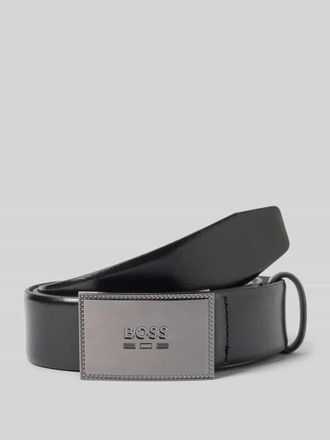 HUGO BOSS Lederg&uuml;rtel mit Pinschlie&szlig;e Modell JINKO_SZ35