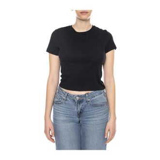 Levi's Essential Sporty Tee - - Tops - Damen - Schwarzk - XS