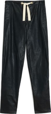 Christophe Lemaire pantalon de pluie &agrave; coupe droite - Noir